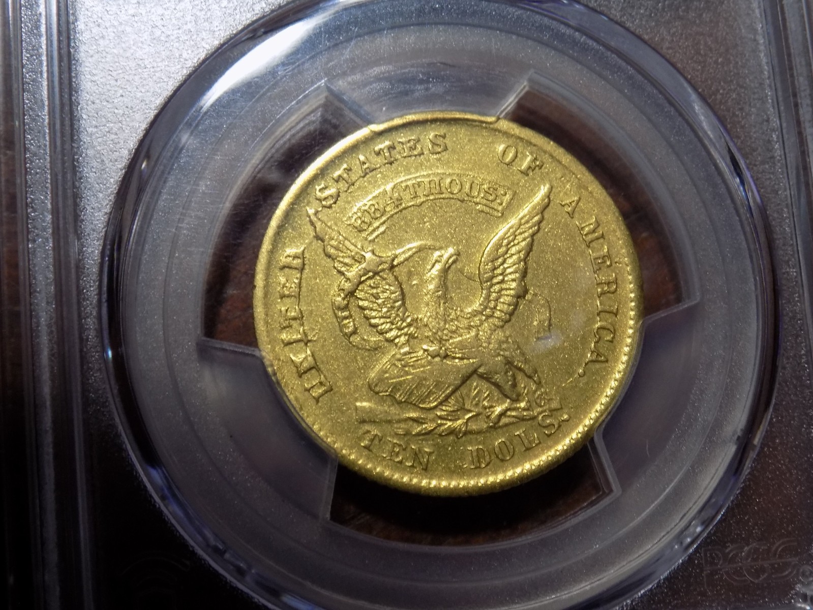 1852 Gold $10 Augustus Humbert, US Assayer of Gold California - PCGS XF ...