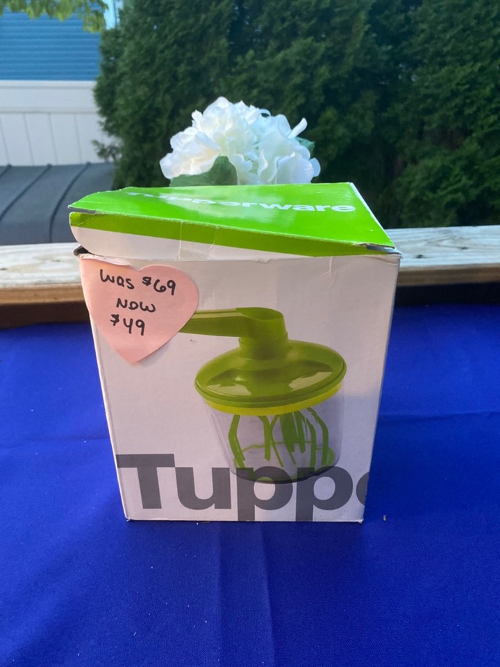 Tupperware Whip 'N Prep Mix Chef Frosting Meringue Mixer Green -NEW ...