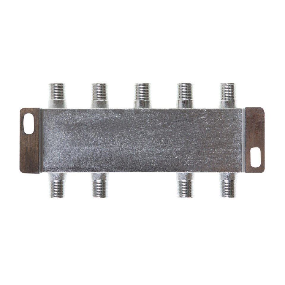 8-Way Coaxial Cable Splitter 5-2300 MHz for RG6 RG59 TV Antenna Multi ...