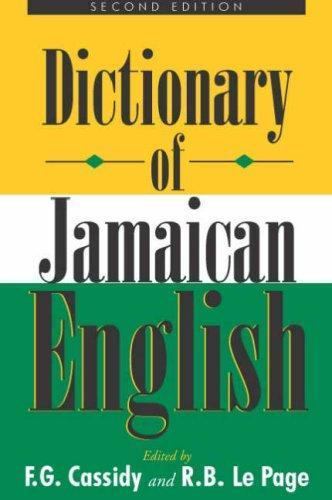 Dictionary of Jamaican English by R.B Le Page (2003, Trade Paperback ...