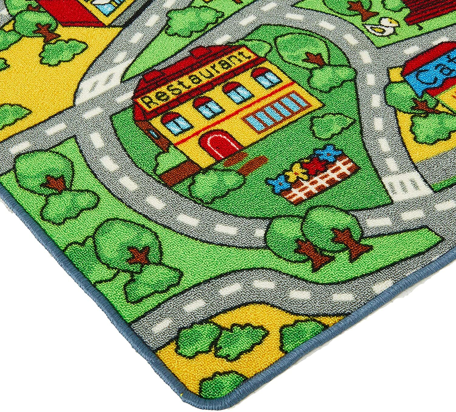 Extra Large 79" x 40" Kids Children Carpet Race Car Track Rug Toy Floor ...