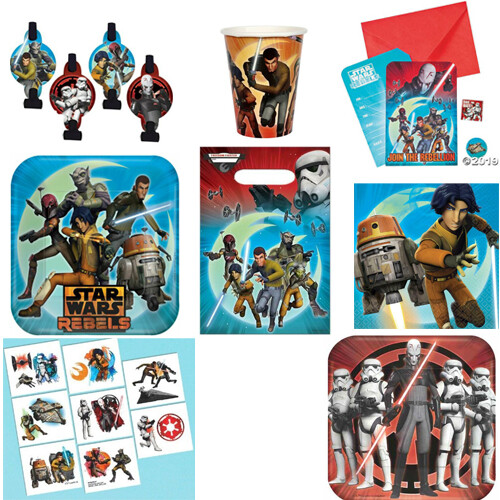 Star Wars Party Supplies Mega Value Party Pack plates cups napkins, (81 ...