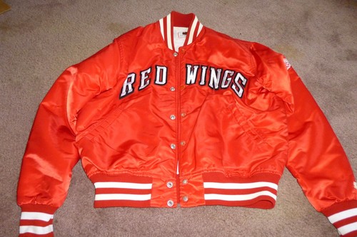 detroit red wings jacket coat hockey starter collectible mens l rare ...
