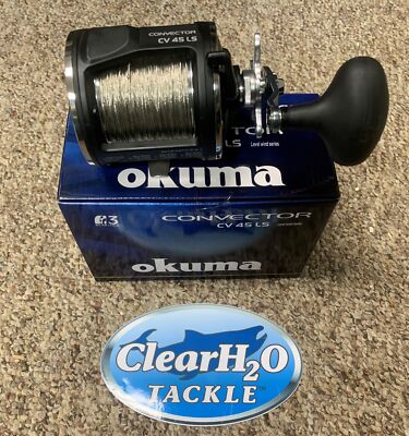 OKUMA CONVECTOR CV-45LS PRE-SPOOLED W/ BLOOD RUN 45# COPPER 200' HIGH ...