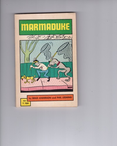 BRAD ANDERSON HAND SIGNED MARMADUKE POCKET BOOK+COA GREAT CARTOONIST | eBay