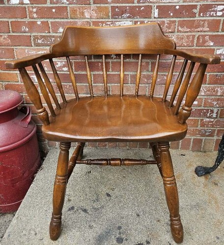 MOOSEHEAD Captains Dining Chair Firehouse Hard Rock Maple Monson Maine ...