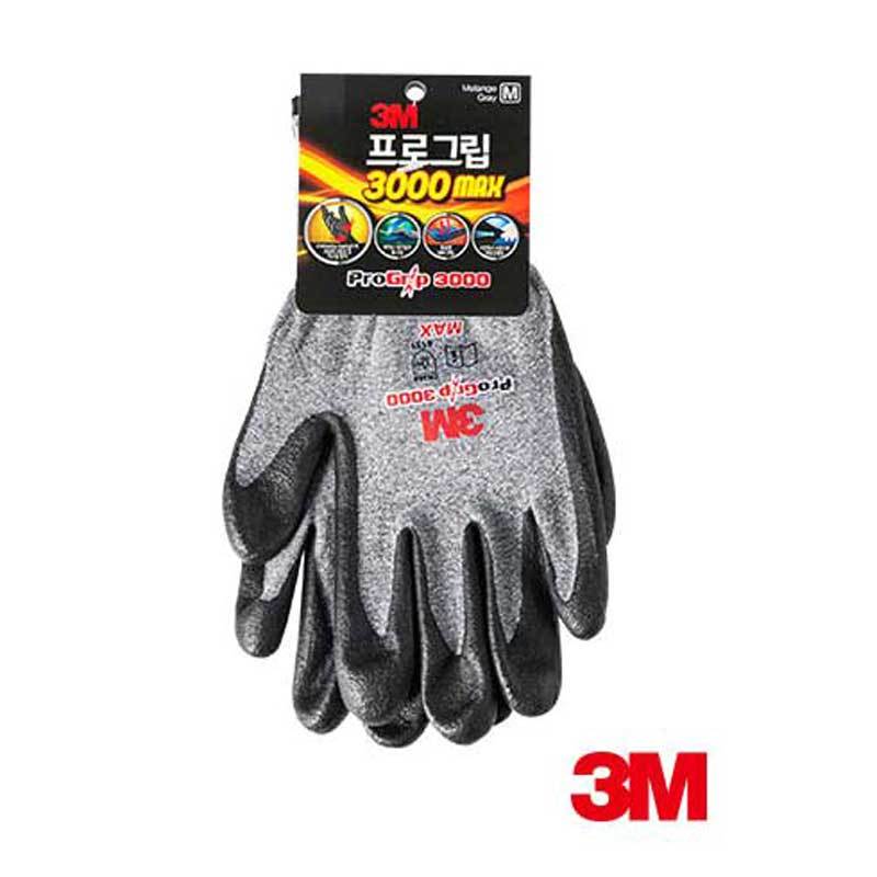 10 pairs 3M Pro Grip 3000 Max Work Gloves Protective Builders Mechanic ...