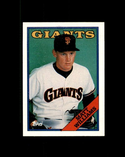 Matt Williams Rookie Card 1988 Topps #372 San Francisco Giants | eBay