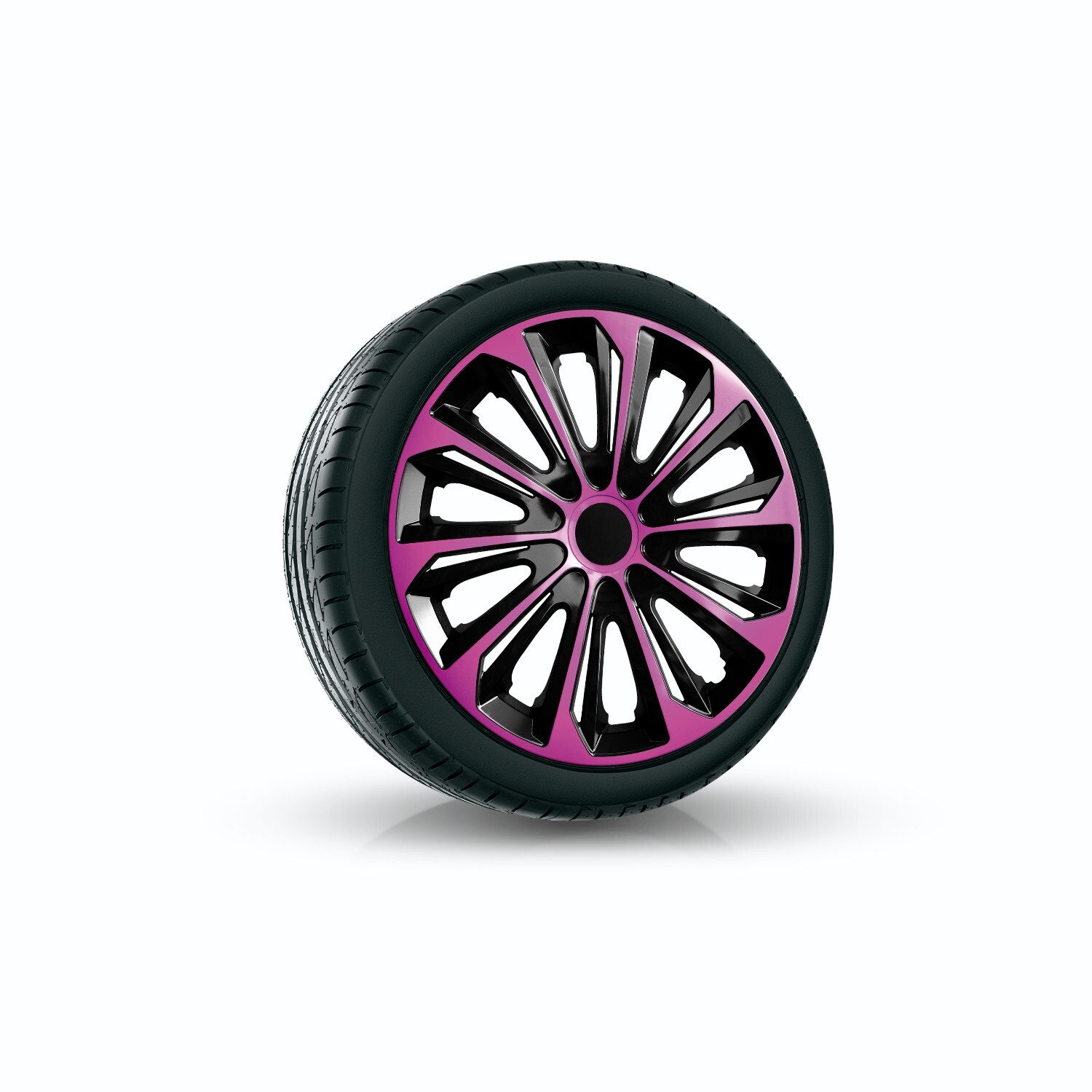 15" Hubcaps Wheel Covers Pink Universal 15 in Weather Resistant Set ...