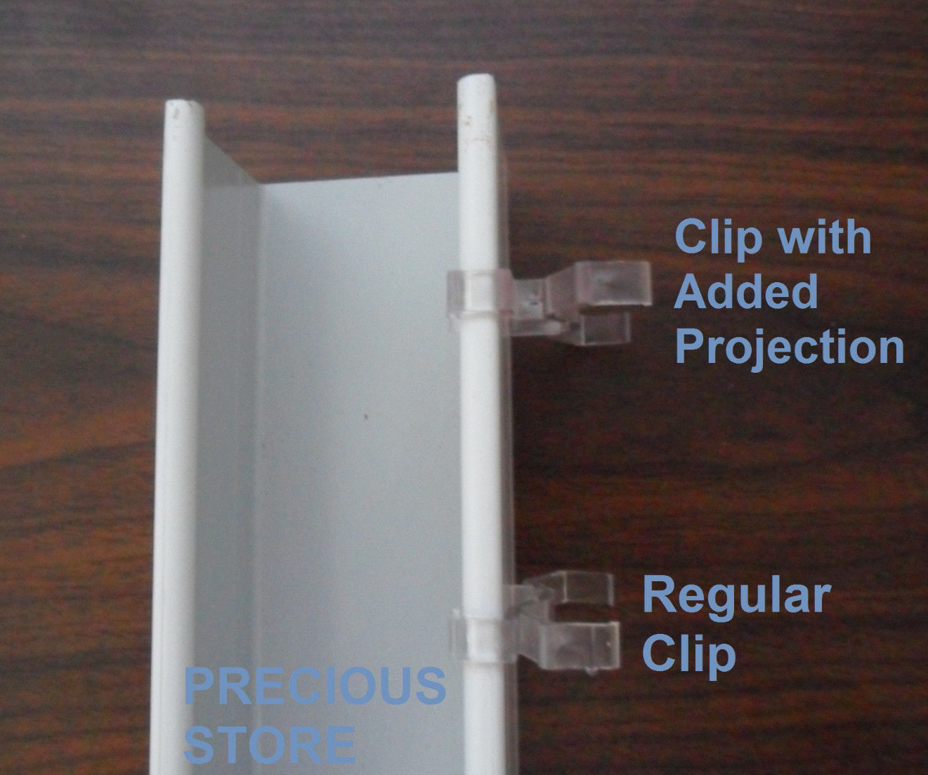 12 Pcs 2 1/2 Inch Valance Clips For Faux & Wood Blind with ADDED ...