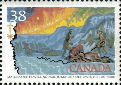 Canada #SG1319 MNH 1989 Matonabbee Hearne Expedition Map Rifle ...