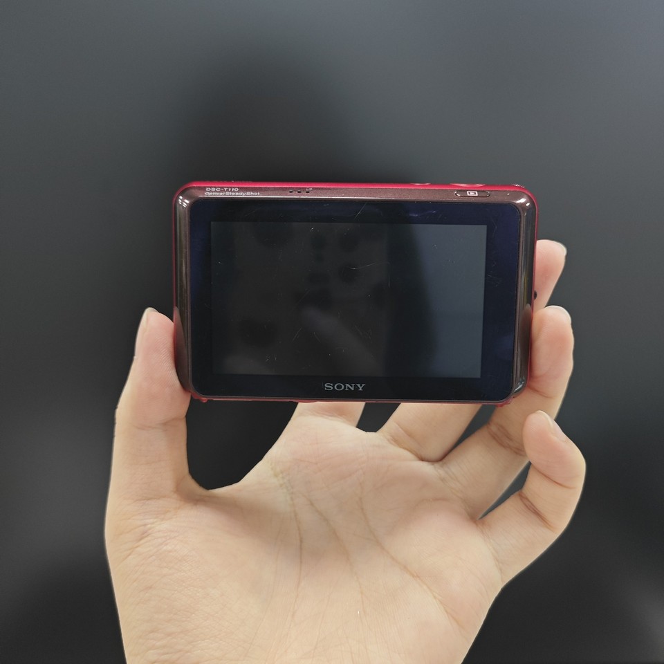 90% NEW Sony Cyber Shot DSC-T110 16.1MP 4x Zoom Digital Camera Touch ...