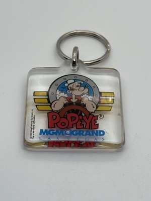 POPEYE MGM GRAND LAS VEGAS KEYCHAIN FOB HIGH QUALITY | eBay