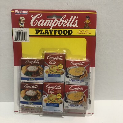 Vintage 1991 Playtime Campbell's Playfood NEW IN PACK SWANSON (bin14 | eBay