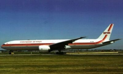 Garuda Indonesia Boeing 777-300ER PK-GIK "Retro cs" @ Amsterdam ...