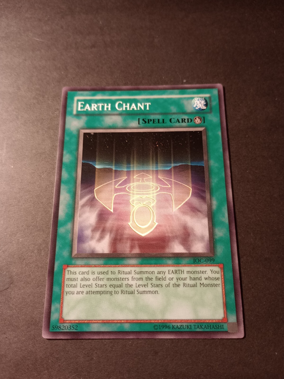 Yu-Gi-Oh! Earth Chant Common Spell Card IOC-099 LP | eBay