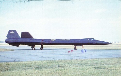 Postcard Lockheed YF-12A American Mach 3+ Interceptor USAF NASA ...