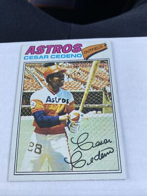 1977 Topps #90 Cesar Cedeno Houston Astros | eBay