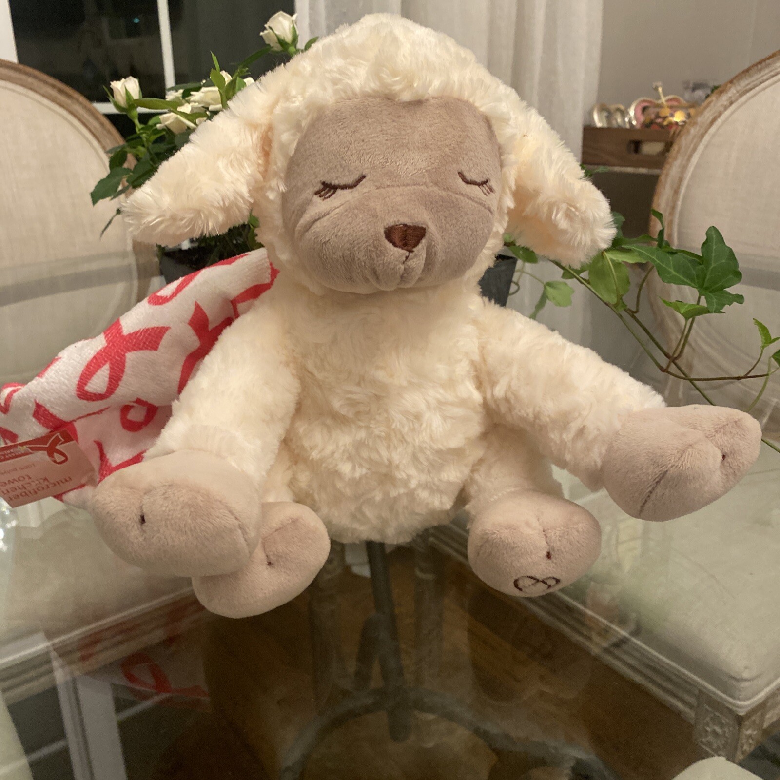 Swaddle Me Plush Lamb With Microfiber Kitchen Bath Towel, Cancer ...