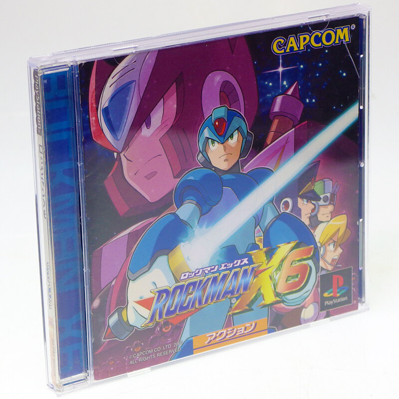 Rockman x6 megaman PS1 Sony Japan Import PlayStation PSX CAPCOM Action ...