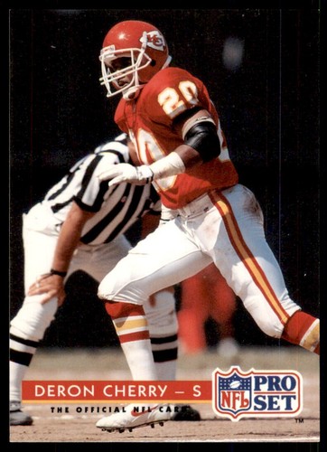 1992 Pro Set Deron Cherry Kansas City Chiefs #200 | eBay