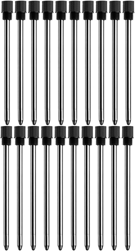 2.75'' Black Ink Crystal Pen Refills, Standard D1 Ballpoint Pen Refill ...