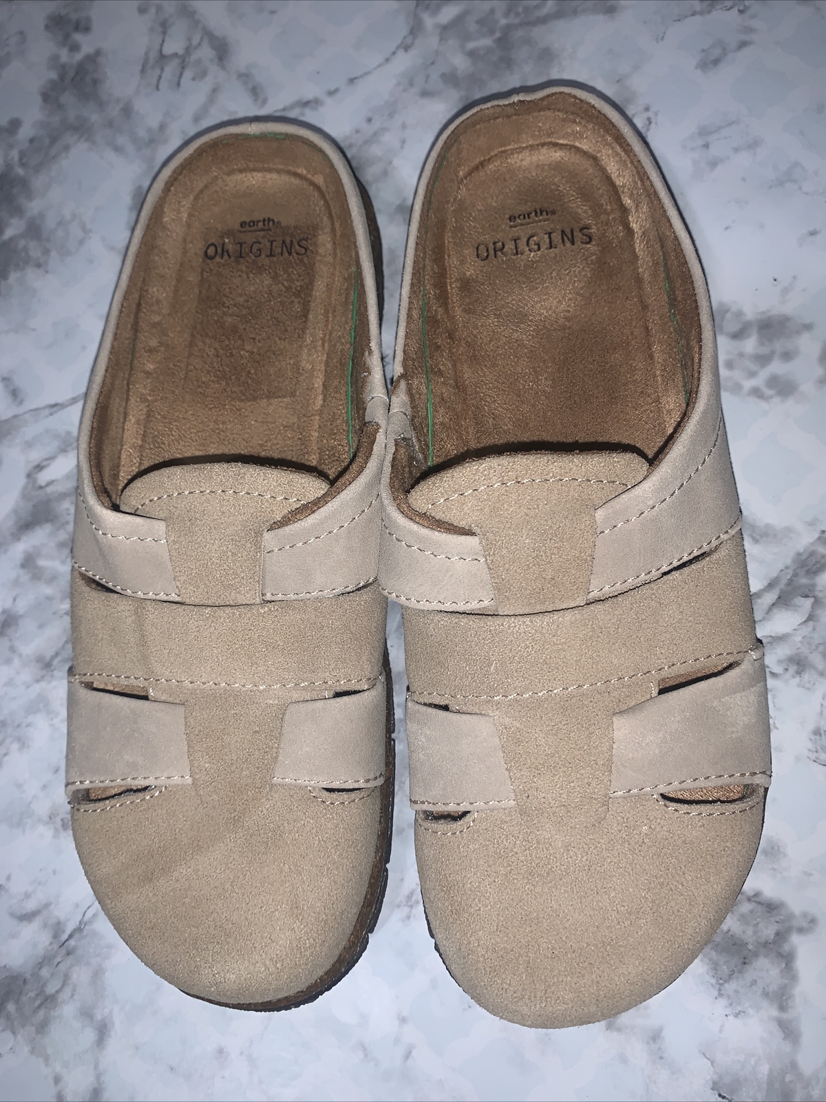 Earth Origins Suede Woven Clogs Ellery Wheat Size 7 | eBay