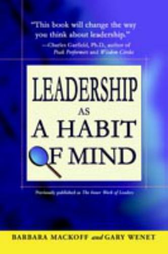 Leadership as a Habit of Mind: Leadership a- 059534903X, paperback ...