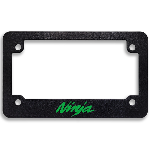 For Kawasaki Ninja Textured Motorcycle License Plate Frame ALL MODELS ...