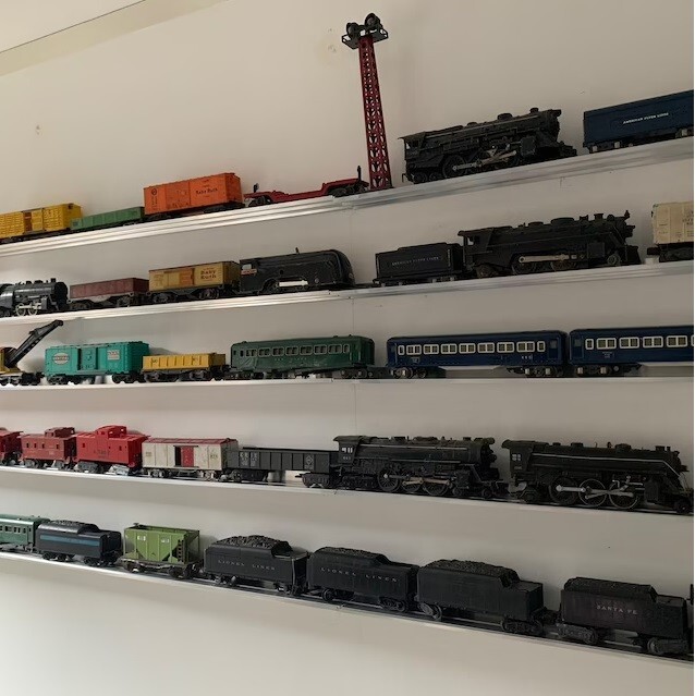Model Train Shelves | Set of 2 | HO Scale Model Railroad Trains 48 INCH ...
