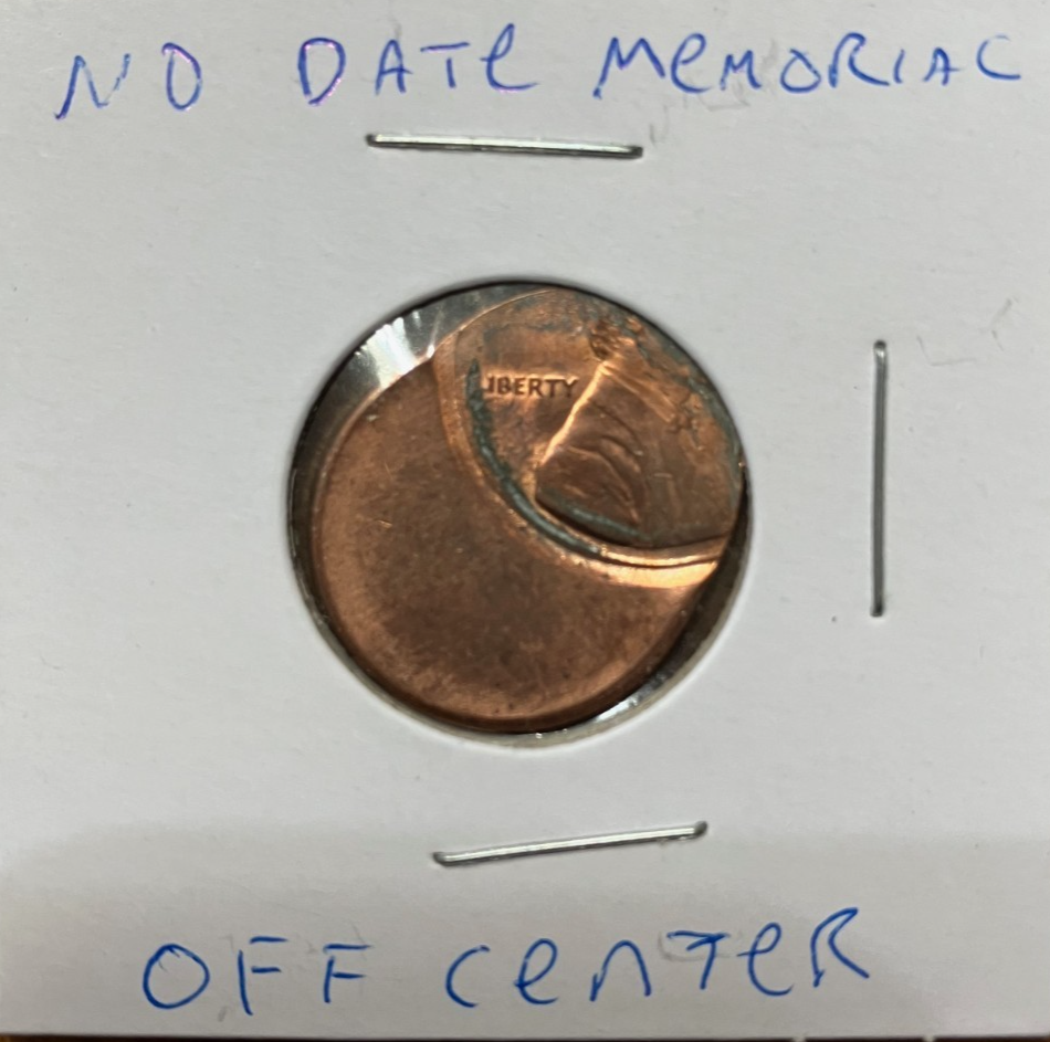 US Coin Error Lot- 6 pennies, 2 nickels. Off-center, clips, rotated ...