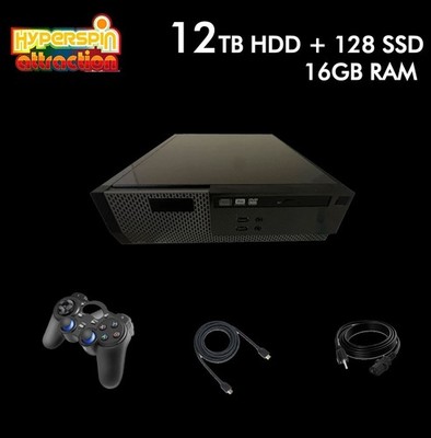 HyperSpin MAME Arcade Gaming Computer - 12TB Hard Drive + 512gb SSD | eBay