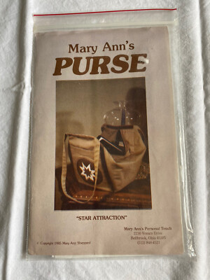 1980s Mary Anns Purse Star Attraction by Mary Ann Shepard Purse Pattern ...