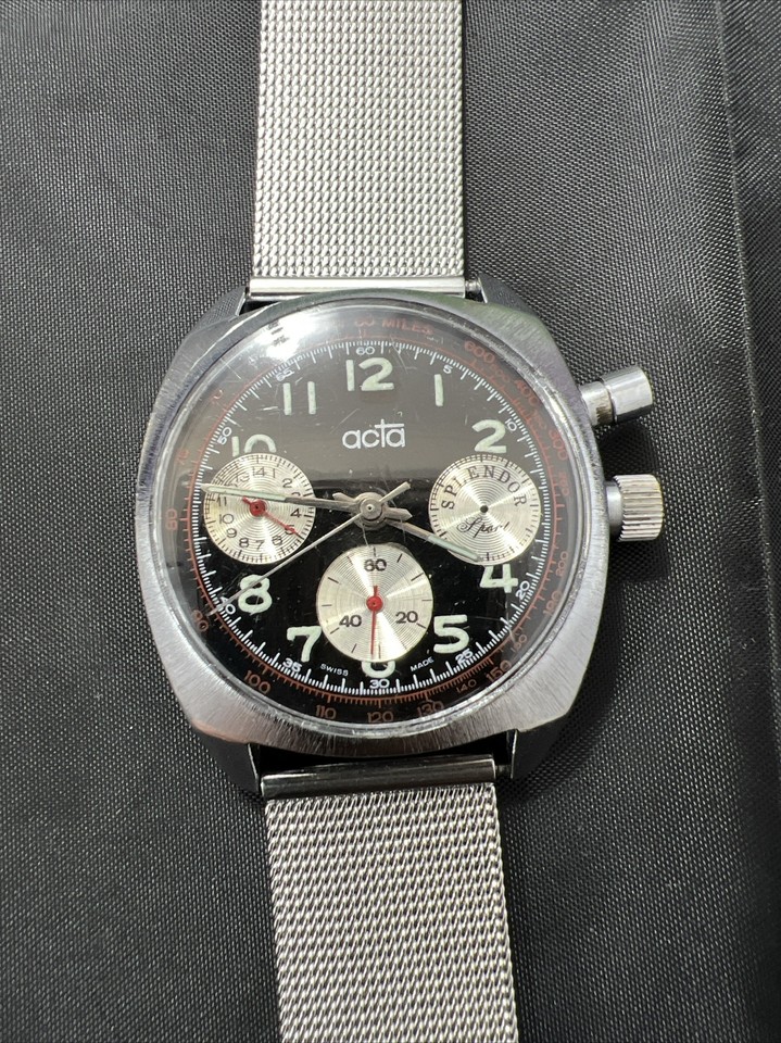 ACTA SWISS CHRONOGRAPH WATCH Mechanical Winding | eBay