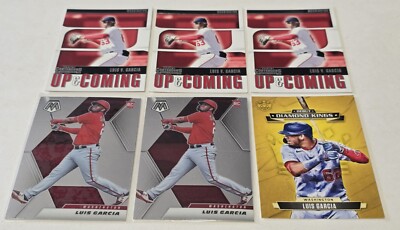 (6) LUIS GARCIA RC Lot 2021 Mosaic Contenders Diamond Kings Inserts ...