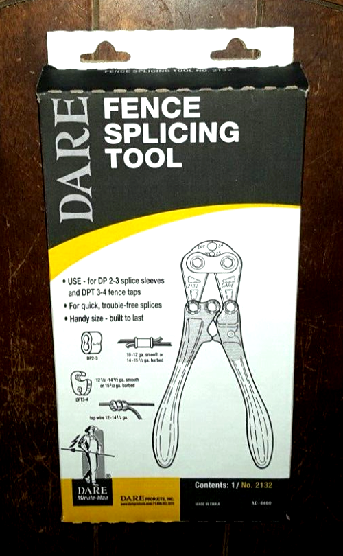 Dare Fence Splicing Tool ~Use for DP 2-3 Splice Sleeves & DPT 3-4 Fence ...