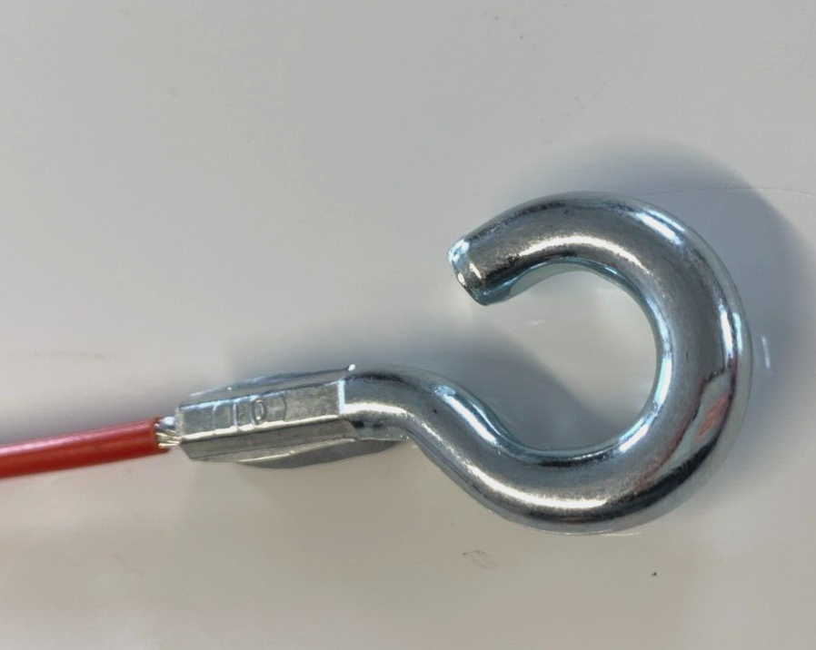 ALKO Breakaway Cable Spring Clip Red Caravan Trailer Handbrake Genuine ...