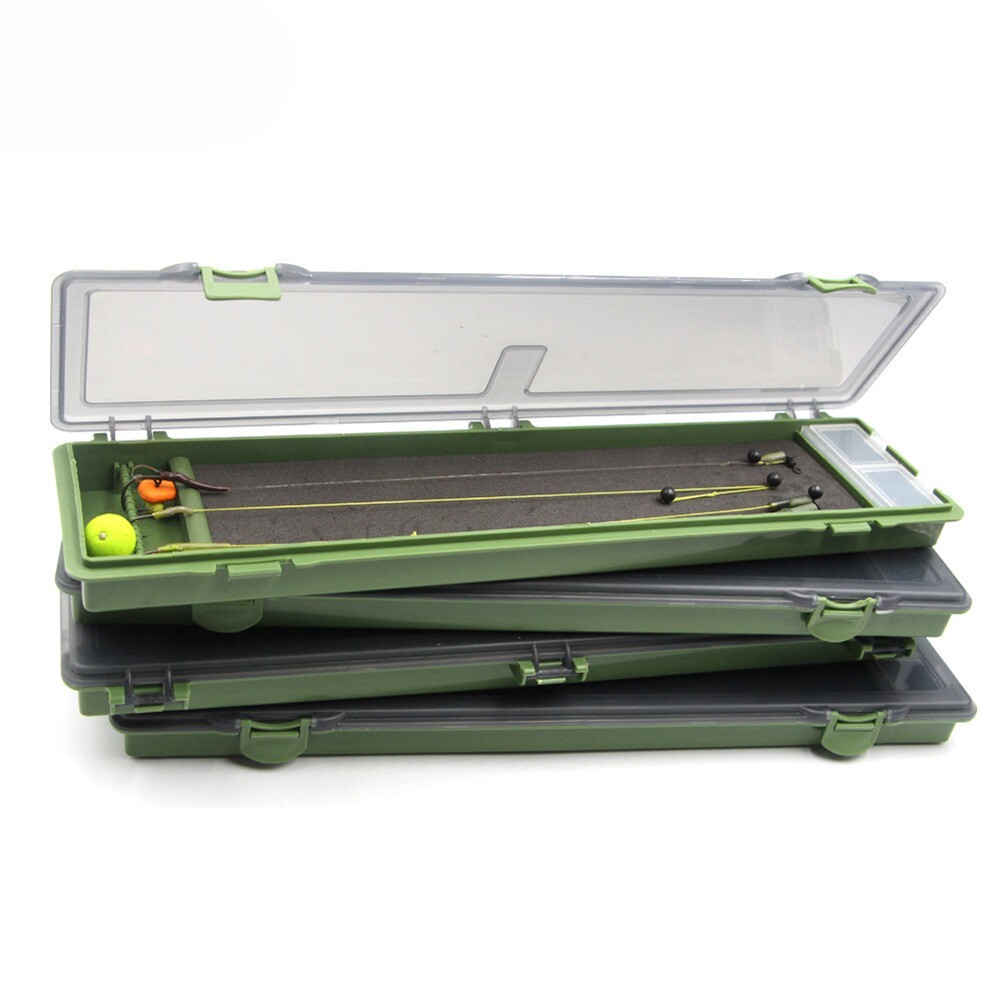 Carp Fishing Hair Rig Tackle Box Waterproof Hold Rigs With 15 Pins ...