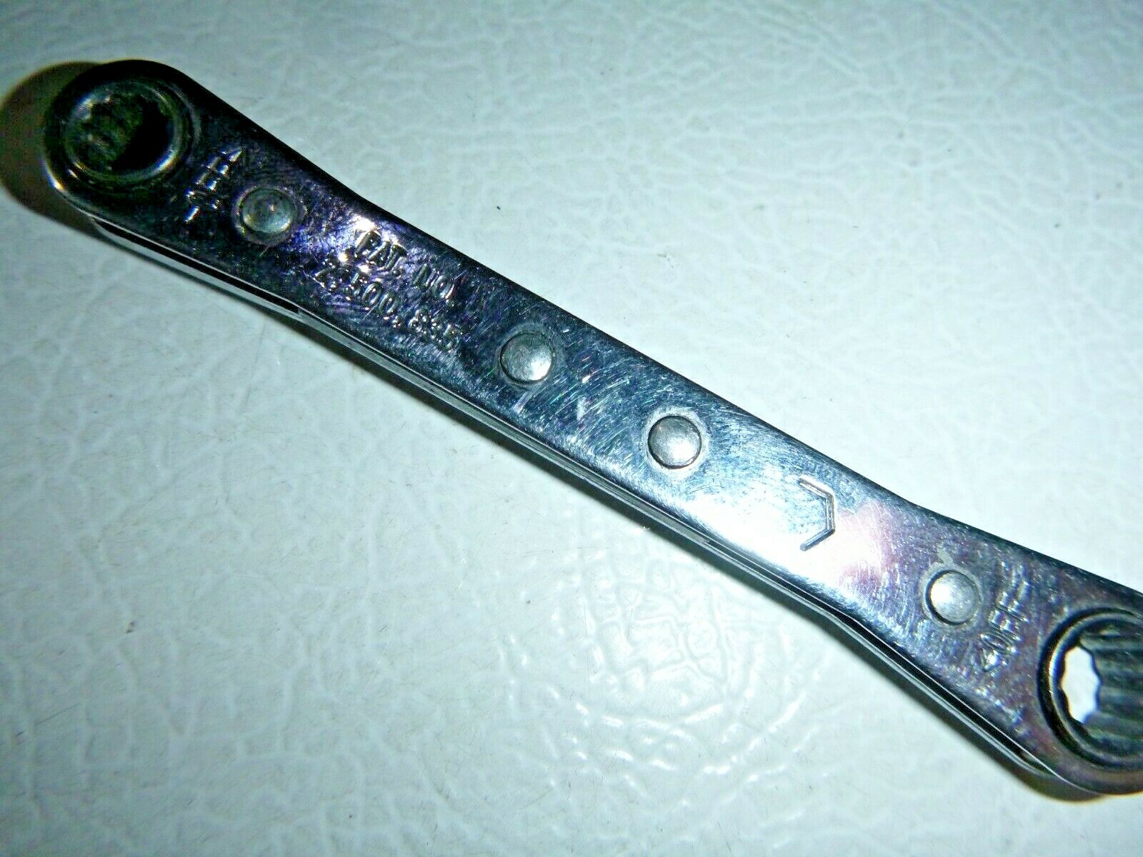 NOS 2012 Snap-on Tools USA 1/4" to 5/16" SAE 12pt Double Ratcheting ...