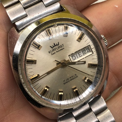 KURFURST Super Automatic Watch Day/Date Cal. FE 4612 | eBay