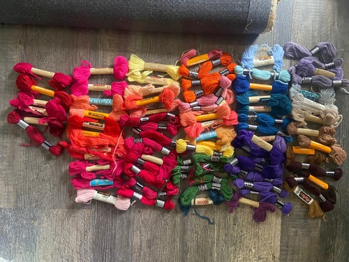 Wool Tapestry Thread Lot Vintage & Modern 79 Skeins Yarn Crafts ...