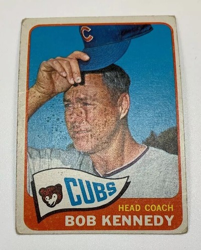 1965 Topps # 457 Bob Kennedy Baseball Card Chicago Cubs | eBay