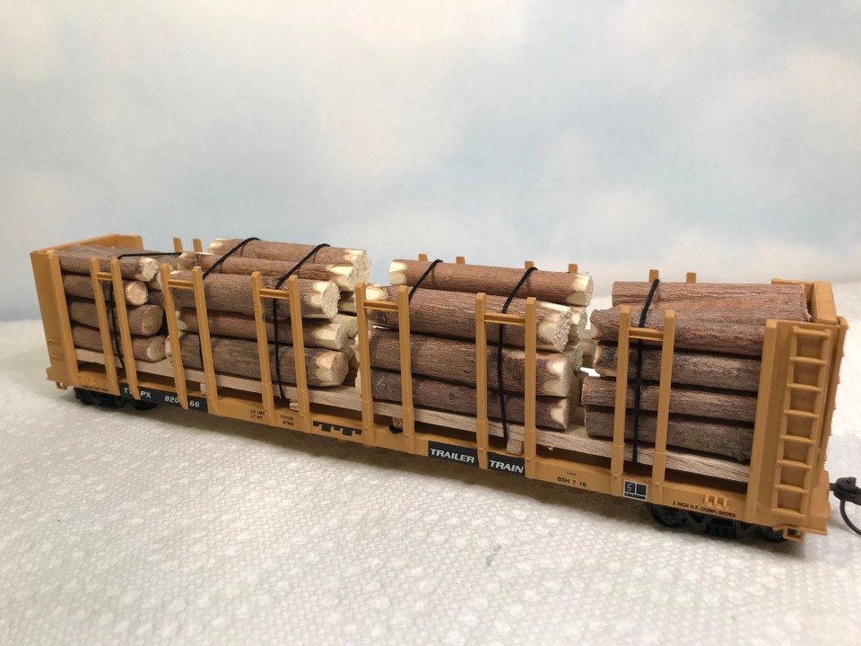 HO - Pulpwood Load for Walthers 63 Ft Pulpwood Flat Cars | eBay