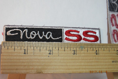Vintage Look Chevy Nova SS Embroidered Iron-on Patch 4.5"x.75" | eBay