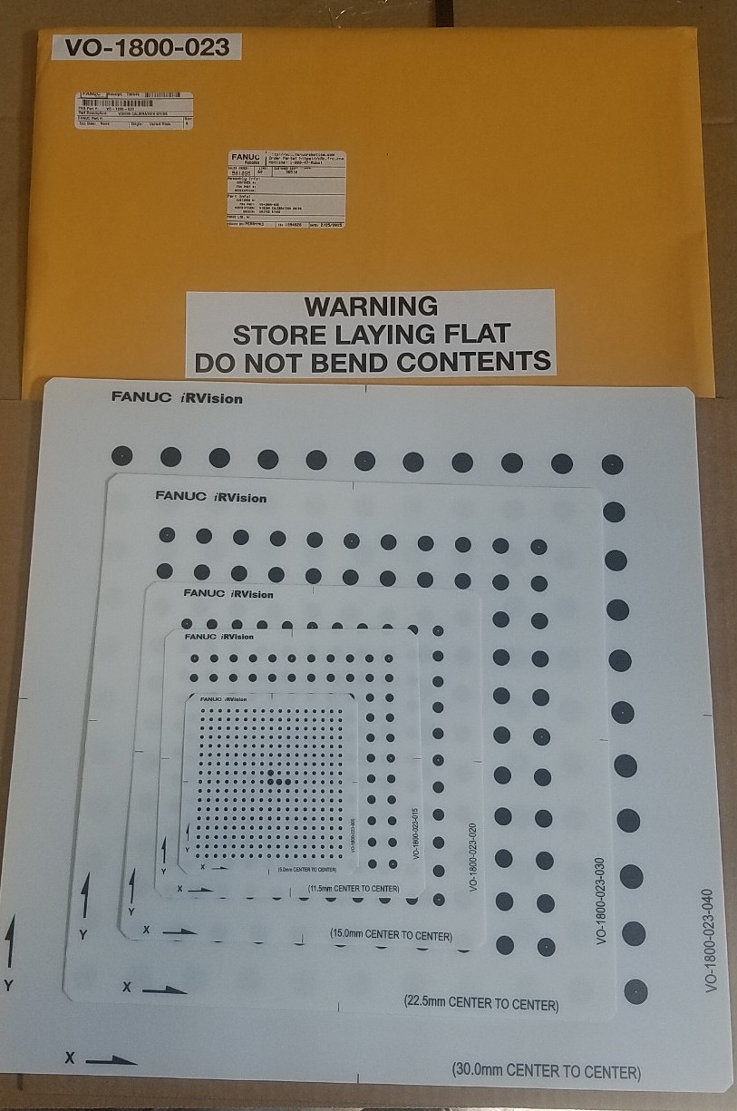 Fanuc iRVision System Full Grid Calibration Set VO-1800-023 | eBay