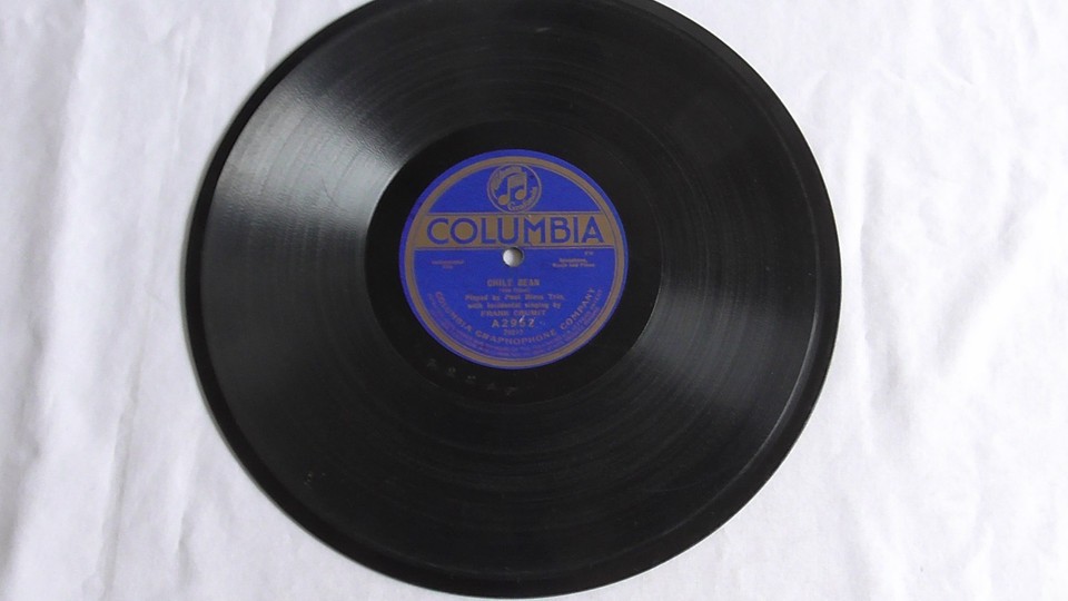 Paul Biese Trio - 78rpm single 10-inch – Columbia #A2952 Chile Bean | eBay