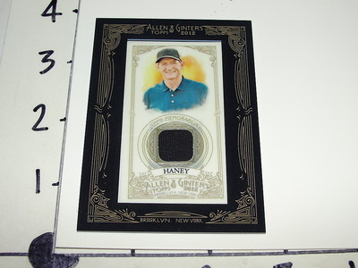 Hank Haney ALLEN & GINTER 2012 Mini Framed Relic Top Golf Personality ...
