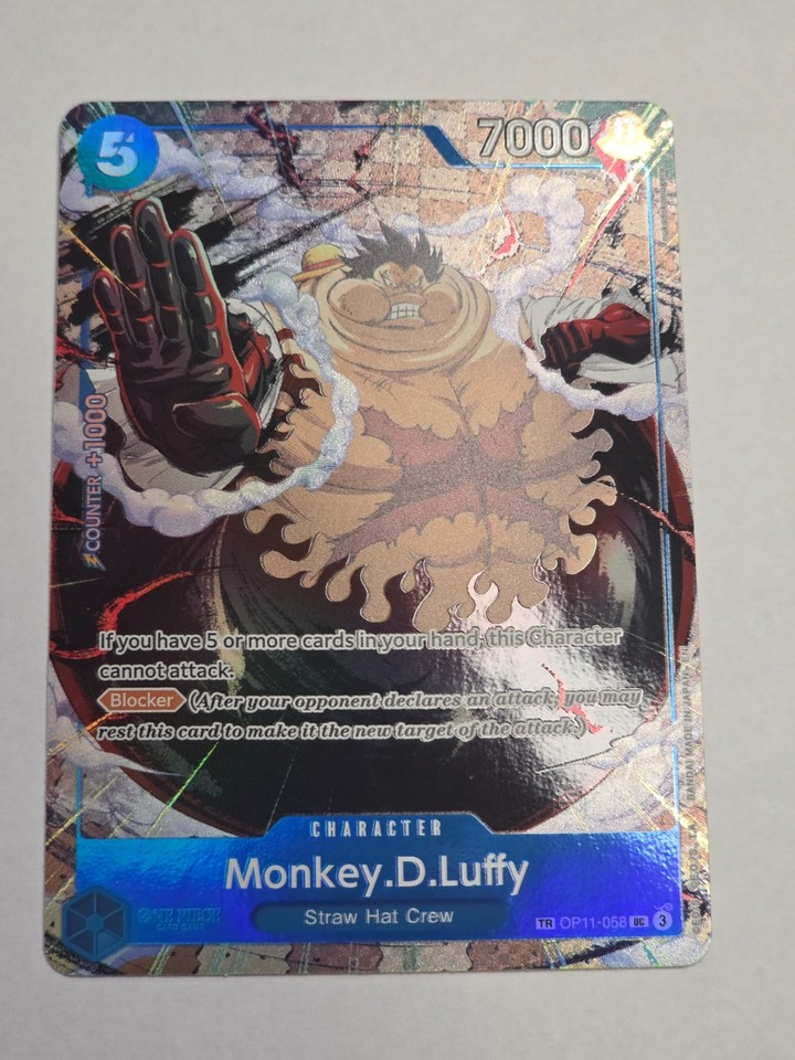 Monkey.D.Luffy Treasure Rare Alternate Art FOIL - OP13 - PACK FRESH ...