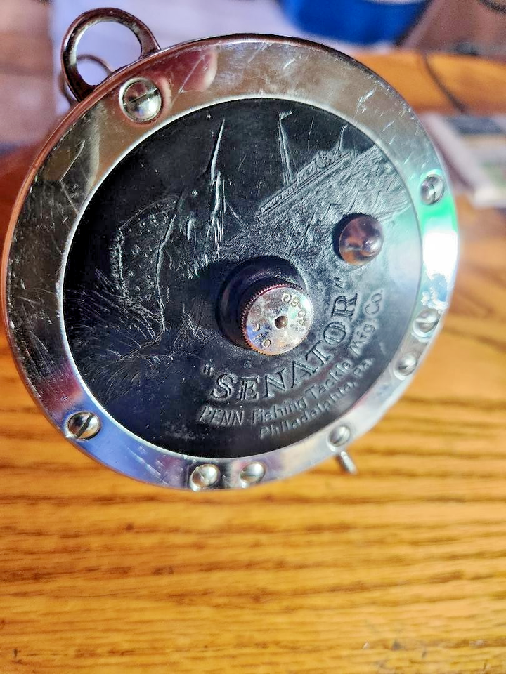 Penn Senator 113 4/0 Vintage Fishing Trolling Reel -Black -Very Nice ...