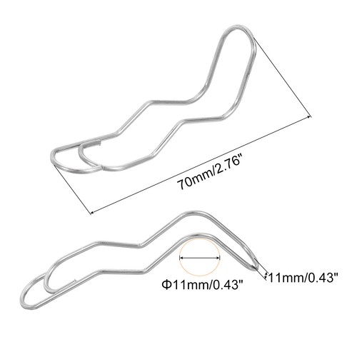 Plant Cages Connector, 20pcs Fit 11mm to 11mm Round Tube OD Wire Spring ...